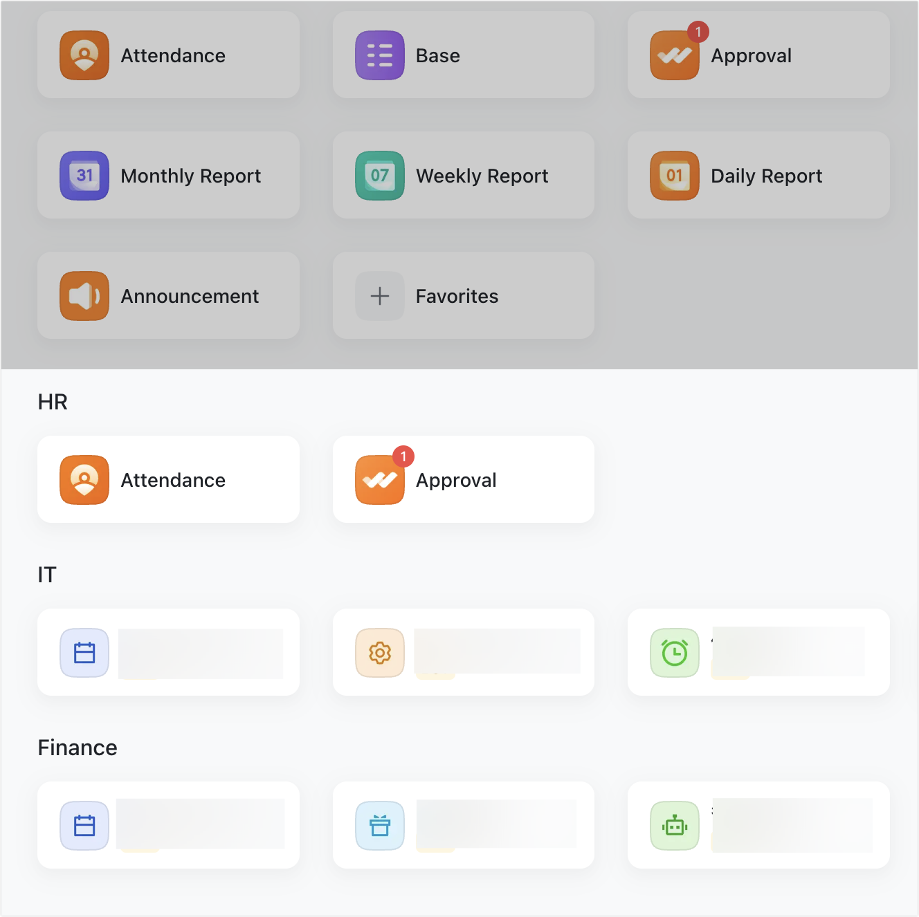 Use the Workplace badge function