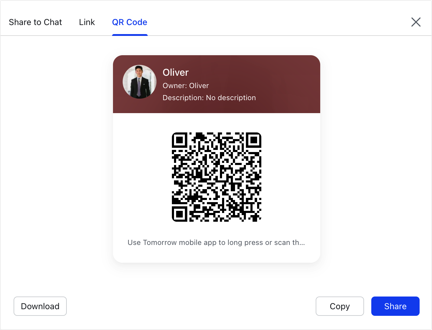 Share calendars with internal and external members