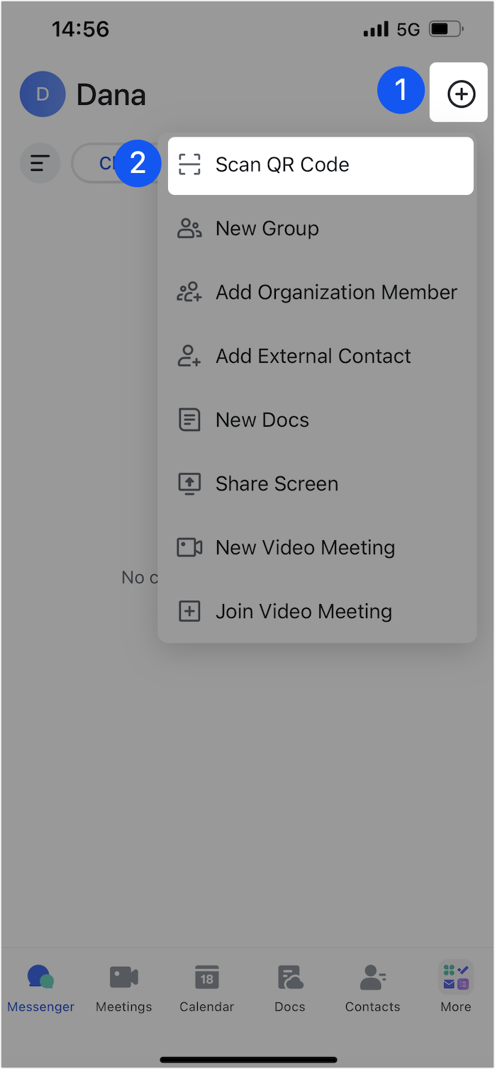 Log in and log out of your Feishu account