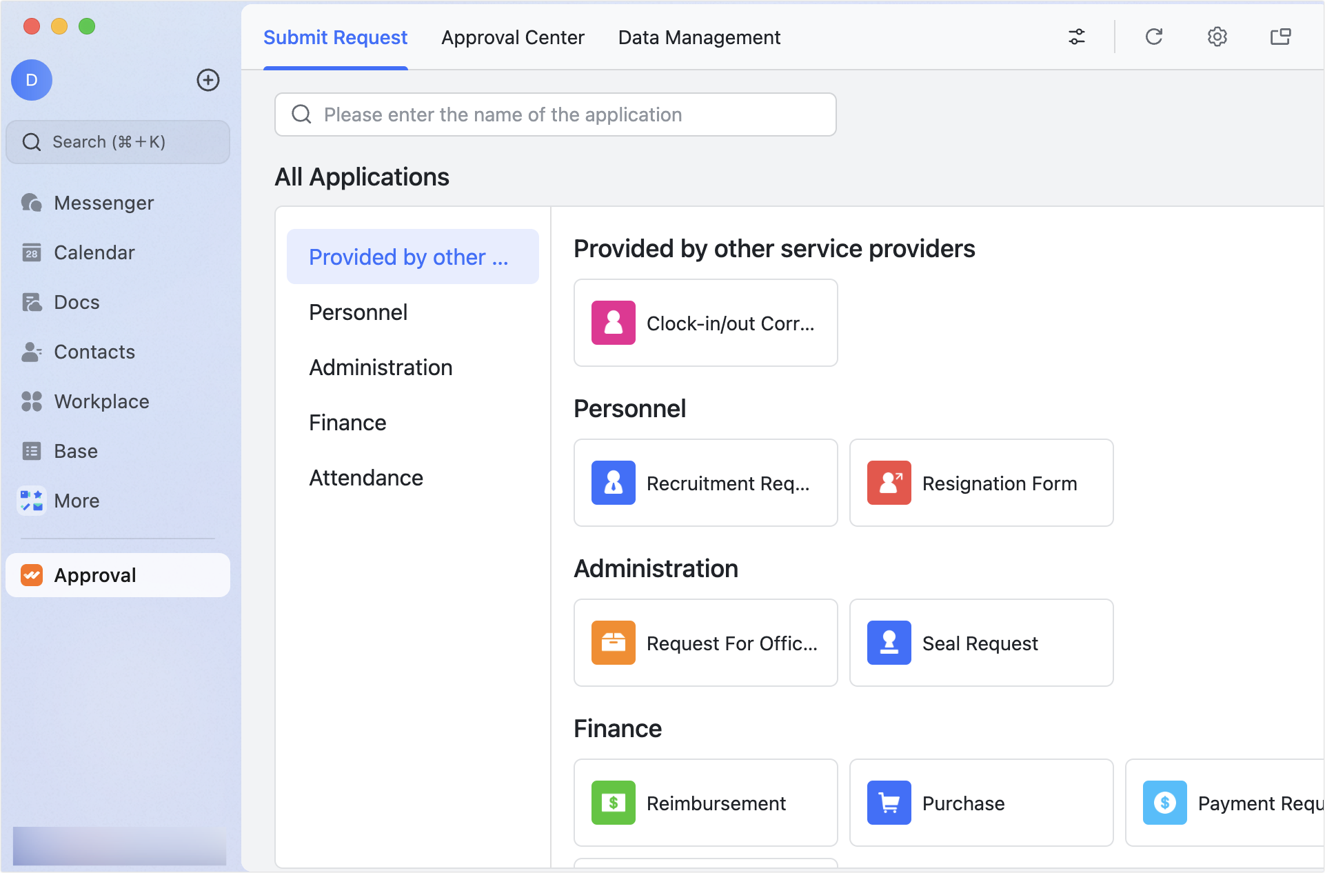 Get started with requesting approval