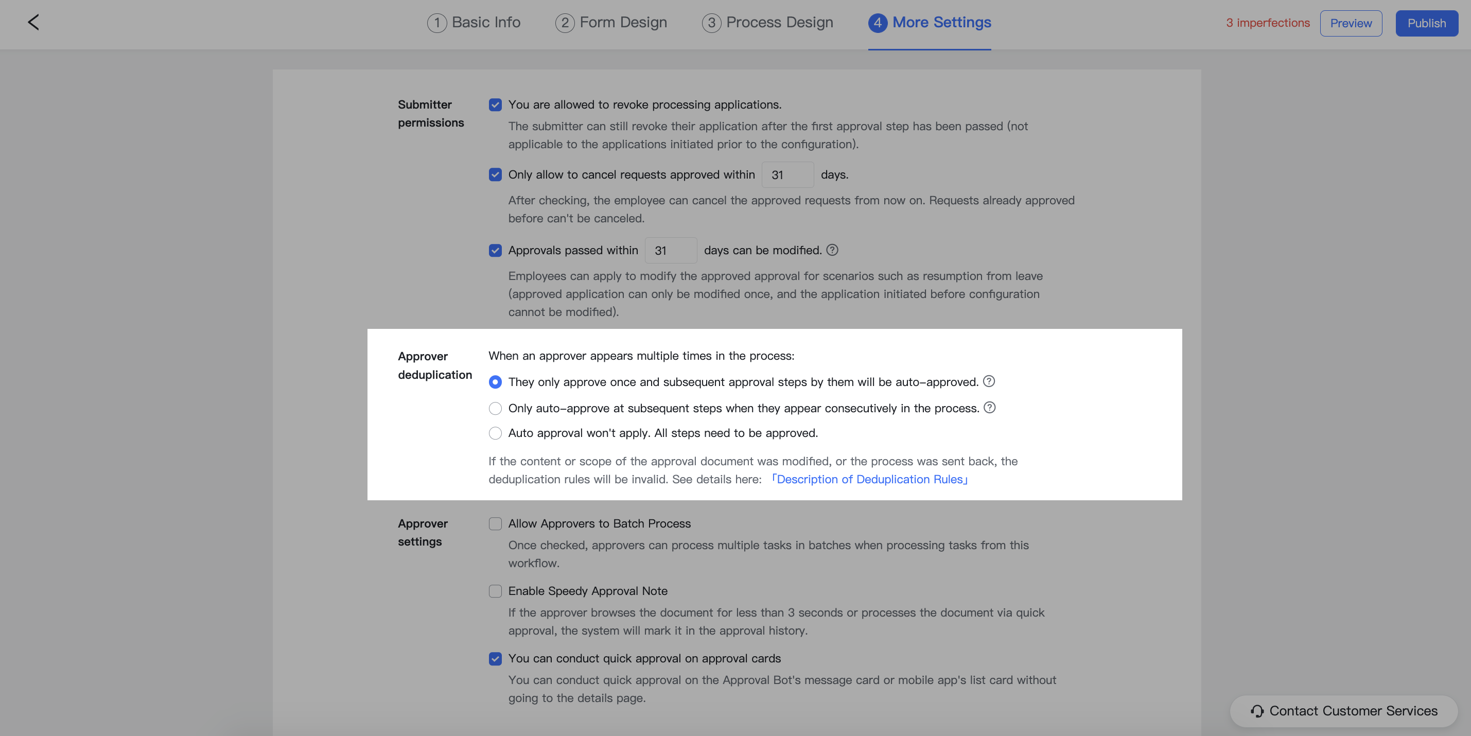 Admin | Configure automatic approval rules in a multi-step approval process